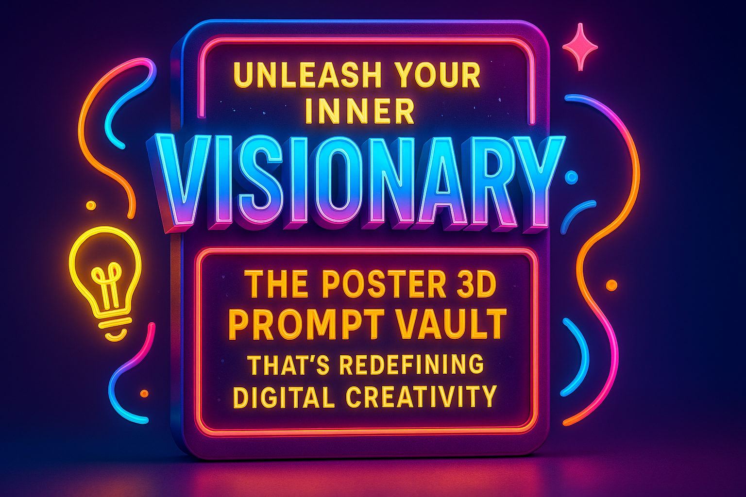 Unleash Your Inner Visionary: The Poster 3D Prompt Vault That’s ...